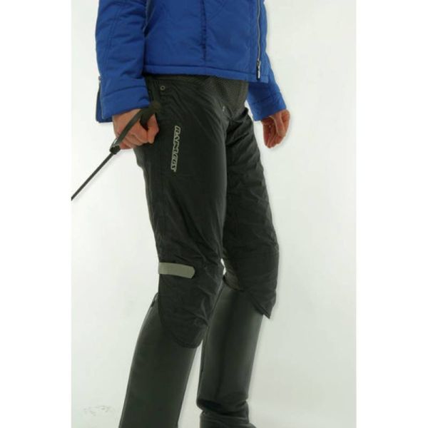 Rainlegs Cycling Chaps, Black | Perennial Cycle
